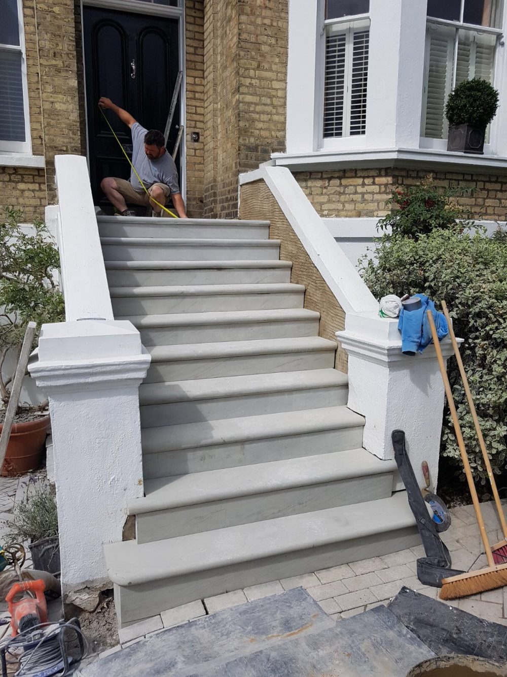 Bespoke York Stone Steps delivered in 21 days