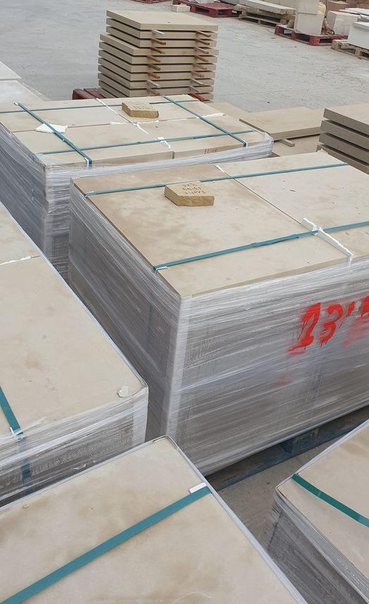 Borders Cream Buff 600's - Yorkstone Paving Supplies
